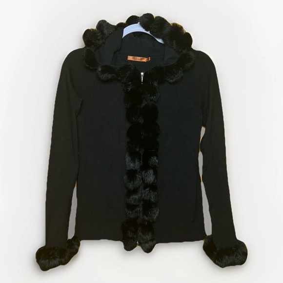 Belldini | Sweaters | Belldini Cardigan Sweater Black Cashmere Full Zip ...
